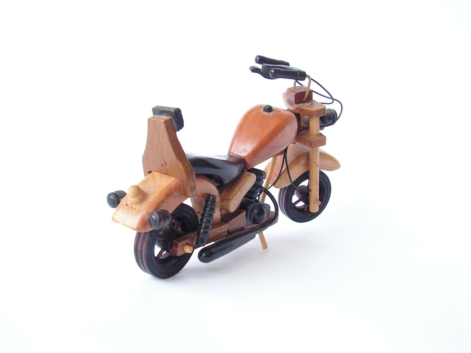 Vintage Motorcycle Wooden Model Motorcycle Handmade Motorcycle Wooden ...
