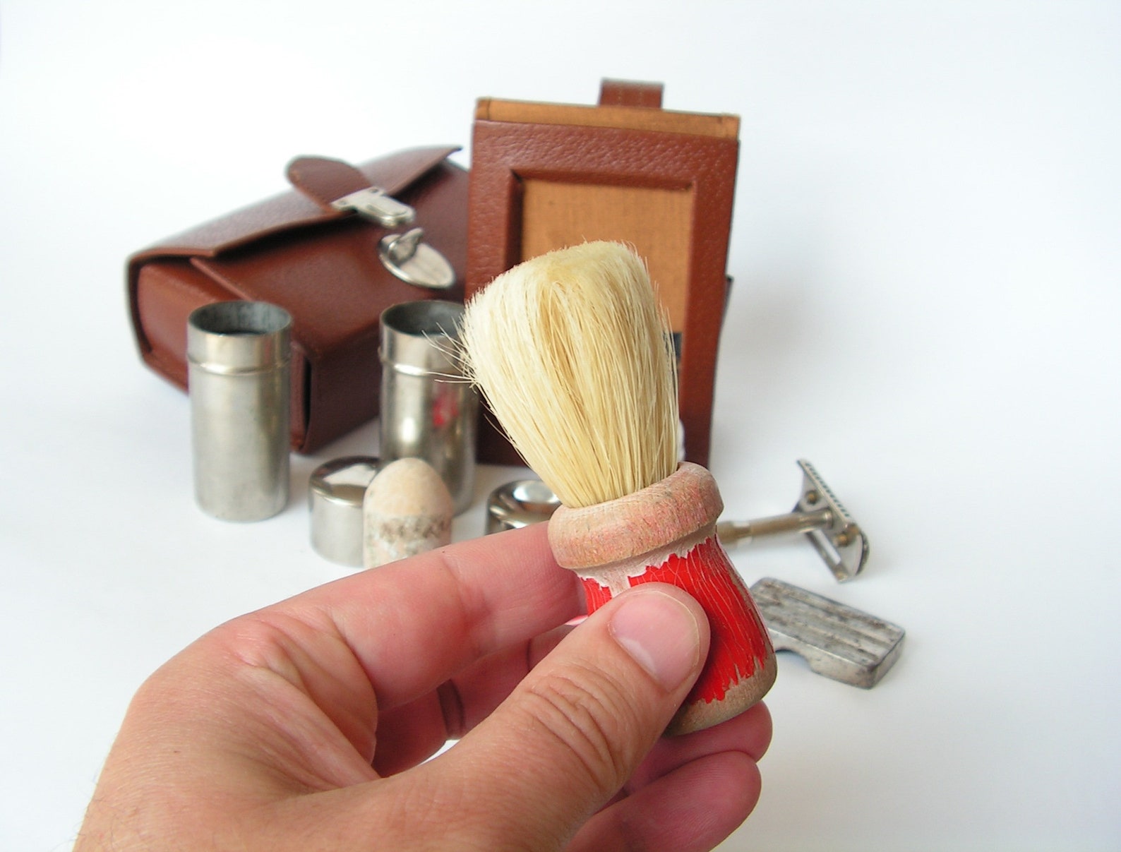 Full Set Shaving Kit Vintage Shaving Kit Men's Toiletries - Etsy