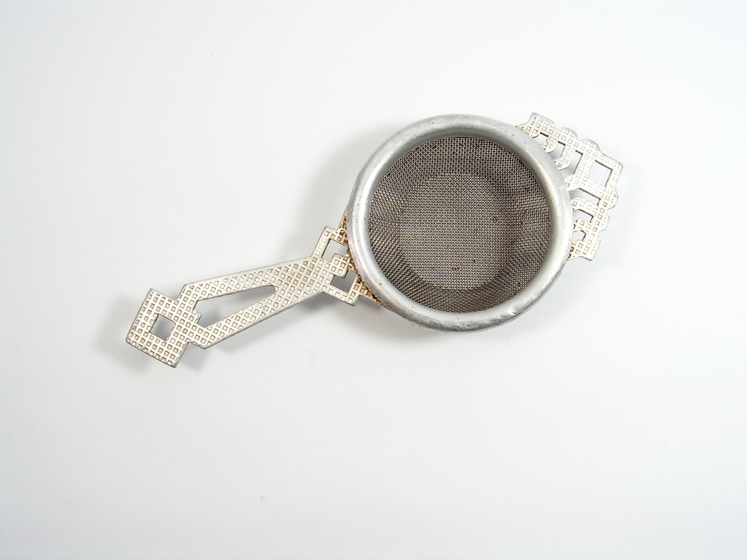 Small Aluminum Strainer USSR Old Strainer Antique Metal Strainer ...