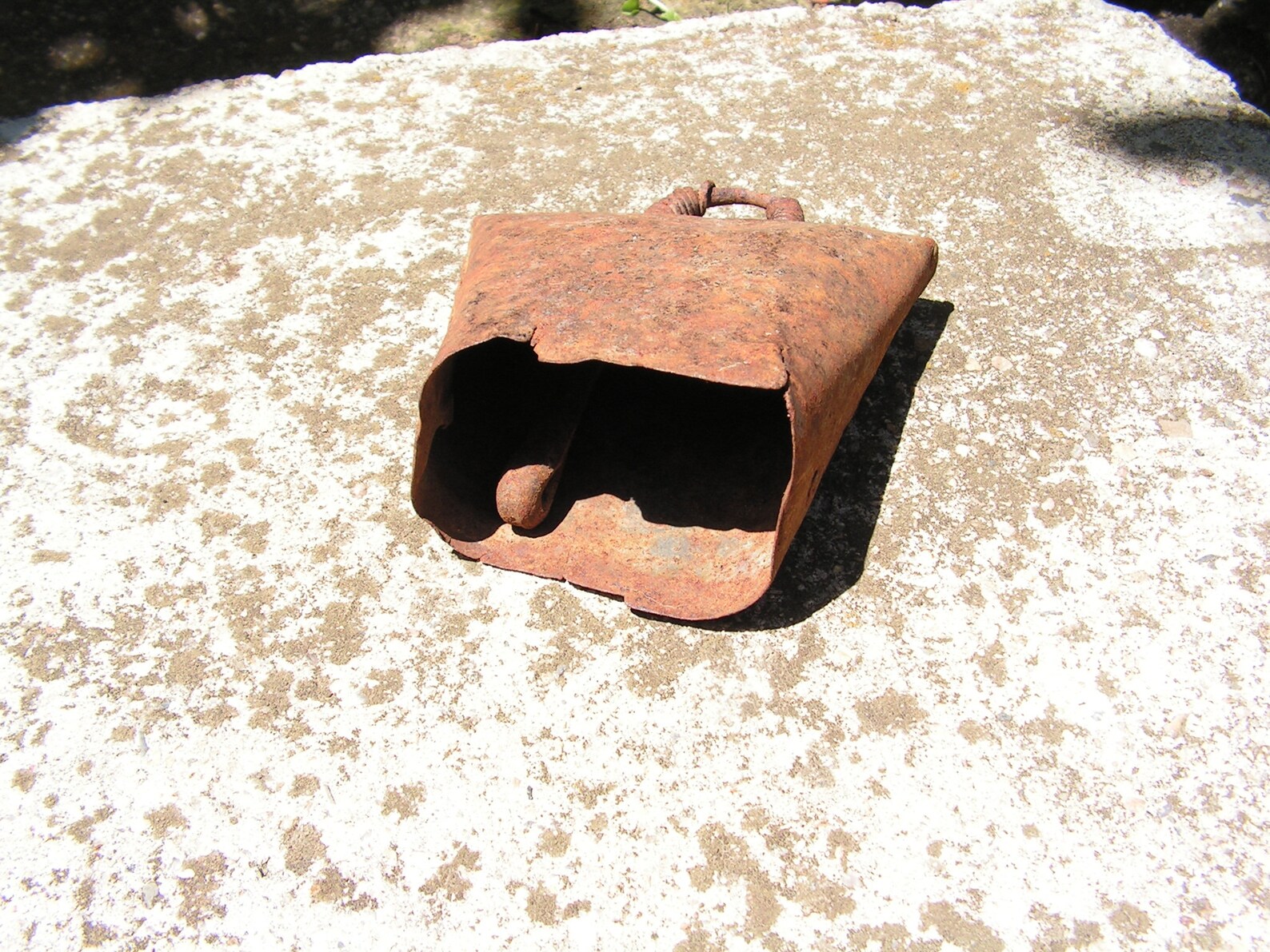 Antique Cow Bell 1800s Primitive Rust Bell Hand Forged Iron | Etsy