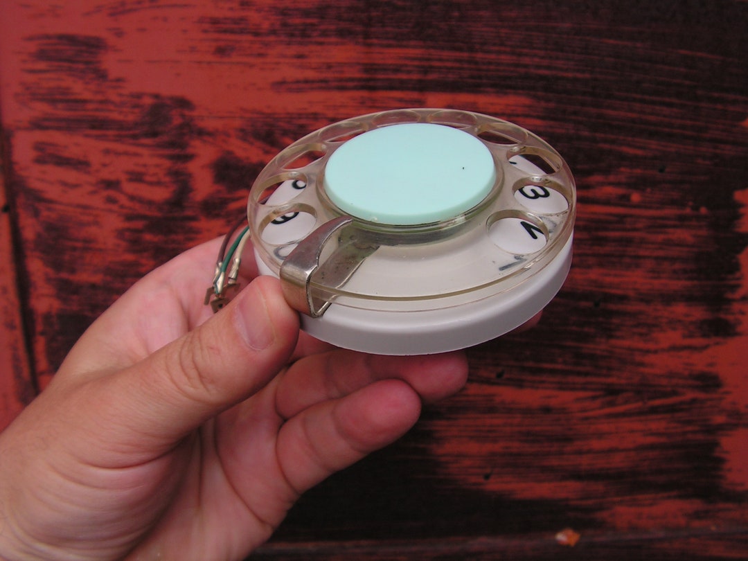 Vintage Phone Dial Disk Retro Phone Part Dialing Disk Rotary Telephone ...