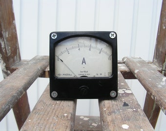 Retro Microammeter Vintage Ammeter Bakelite Body Analog Meters Old ...
