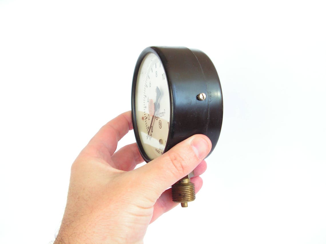 Vintage Bulgaria Gauge Old Manometer Professional Pressure | Etsy