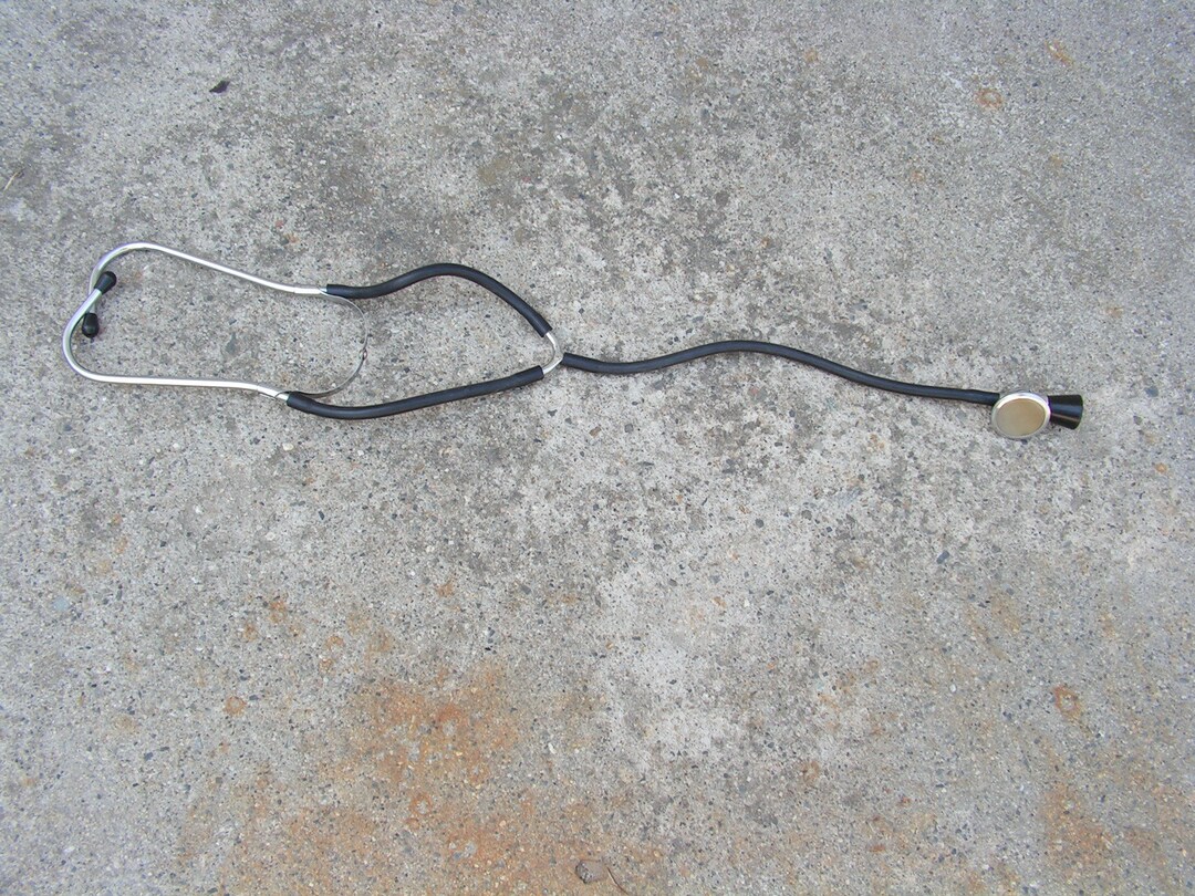 Vintage Black Stethoscope Doctors Stethoscope Medical Stethoscope ...