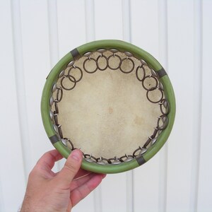 Vintage Leather Daire, Folk Drum, Hand Made Daire, Tribal Music ...