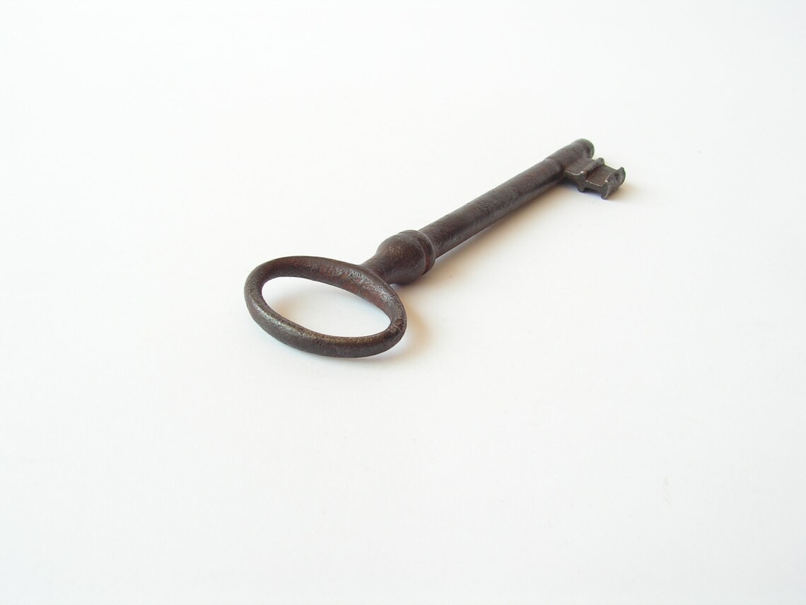 Antique Key Length 13 Cm Iron Forged Key Big Key Long Iron | Etsy