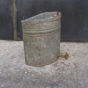 Vintage Sink, Rustic Wash Basin, Wall Metal Sink, Garden Sink With ...