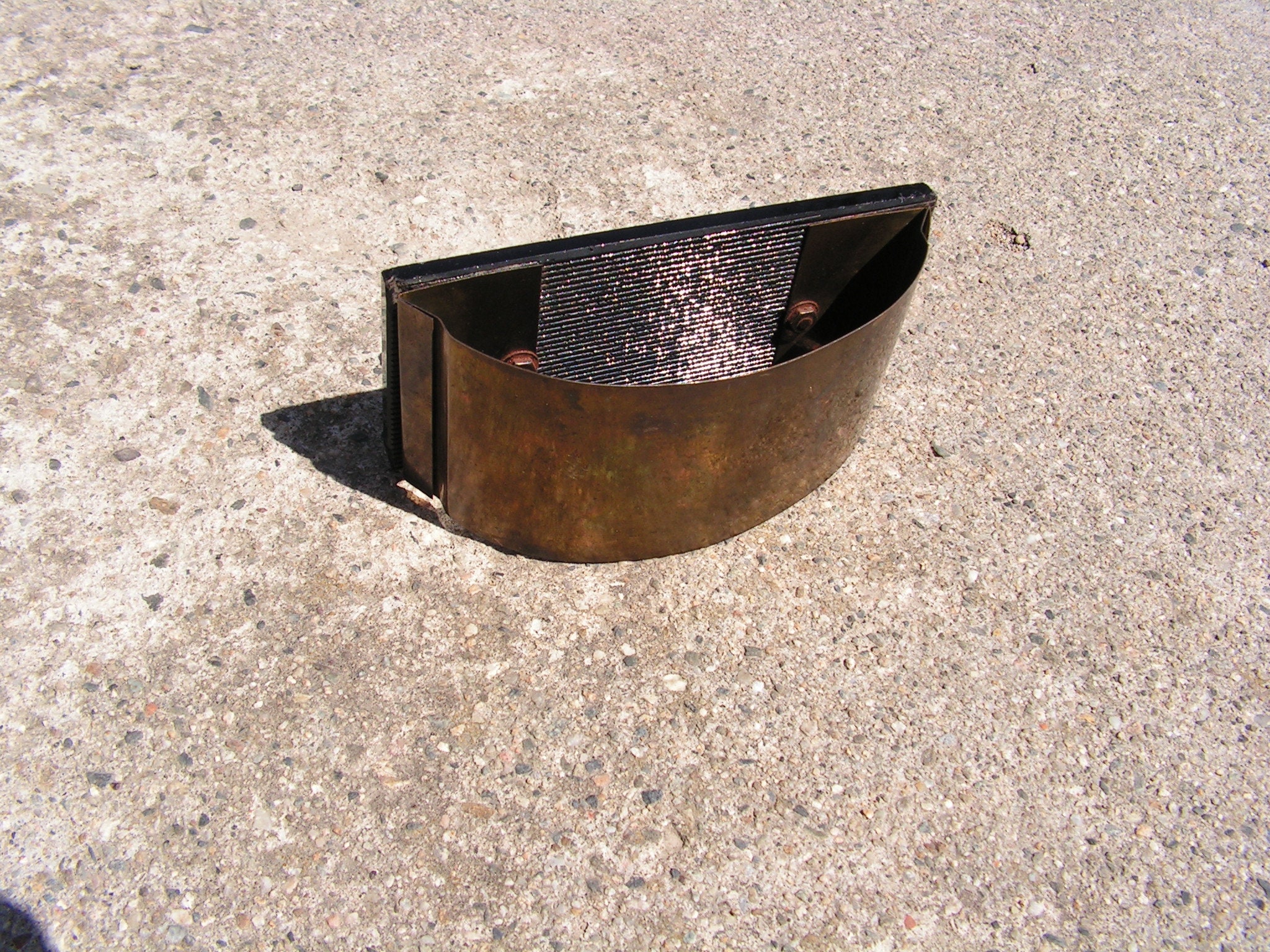 Vintage Desk Blotter Brass Glass Blotter Rocking Ink | Etsy