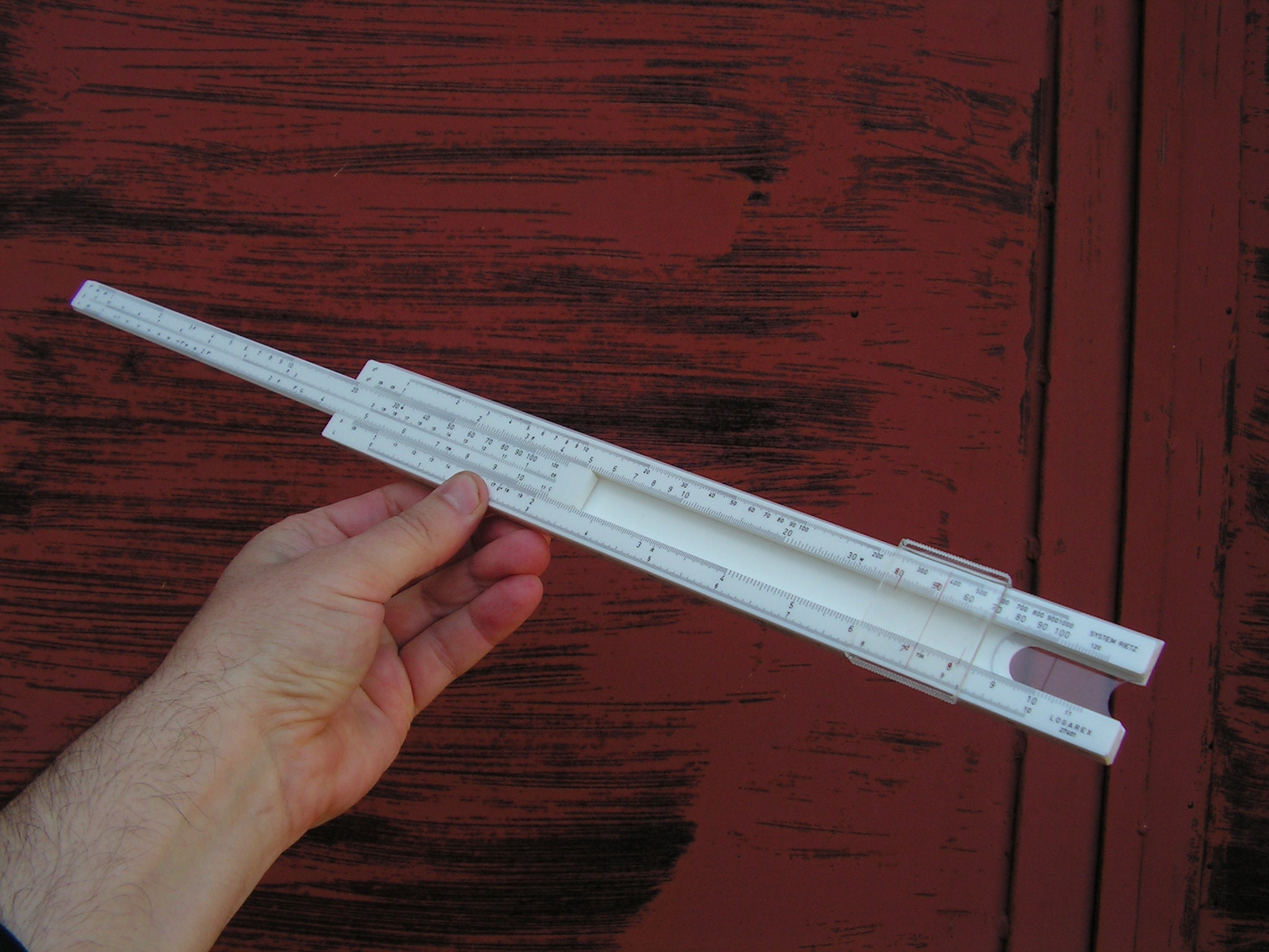 Vintage Slide Scale Rule LOGAREX Retro Logarithmic Ruler NOS | Etsy