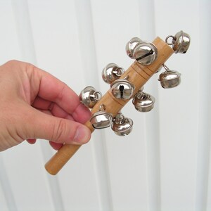 Vintage Wood Rattle Percussion Instruments Bell Music Musical ...
