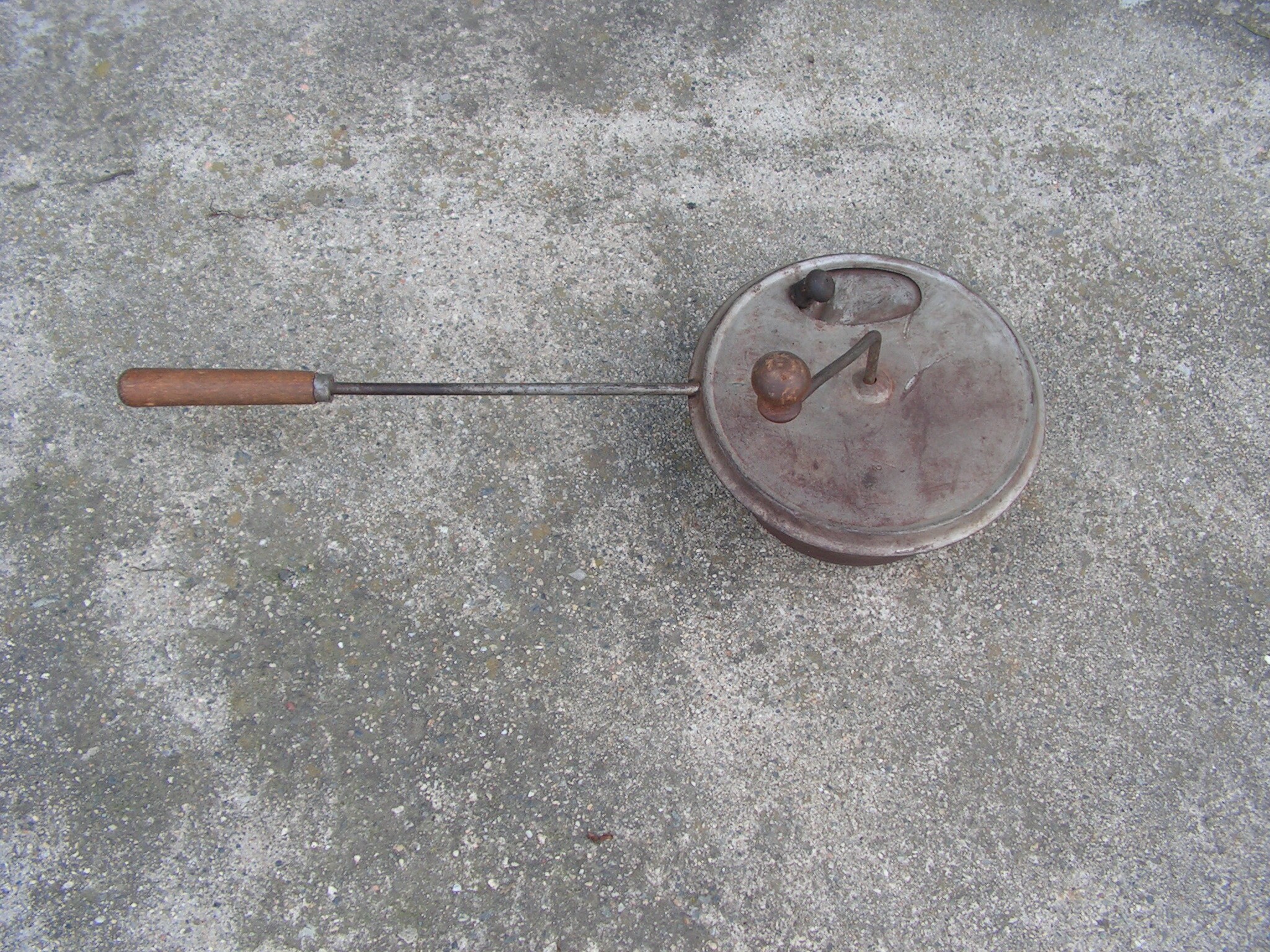 Antique Coffee Roaster Old Chestnut Roaster Pot Manual Coffee Bean ...