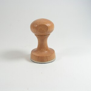 Vintage Rubber Stamp, Small Round Wood Stamp, Wooden Handle Stamp ...