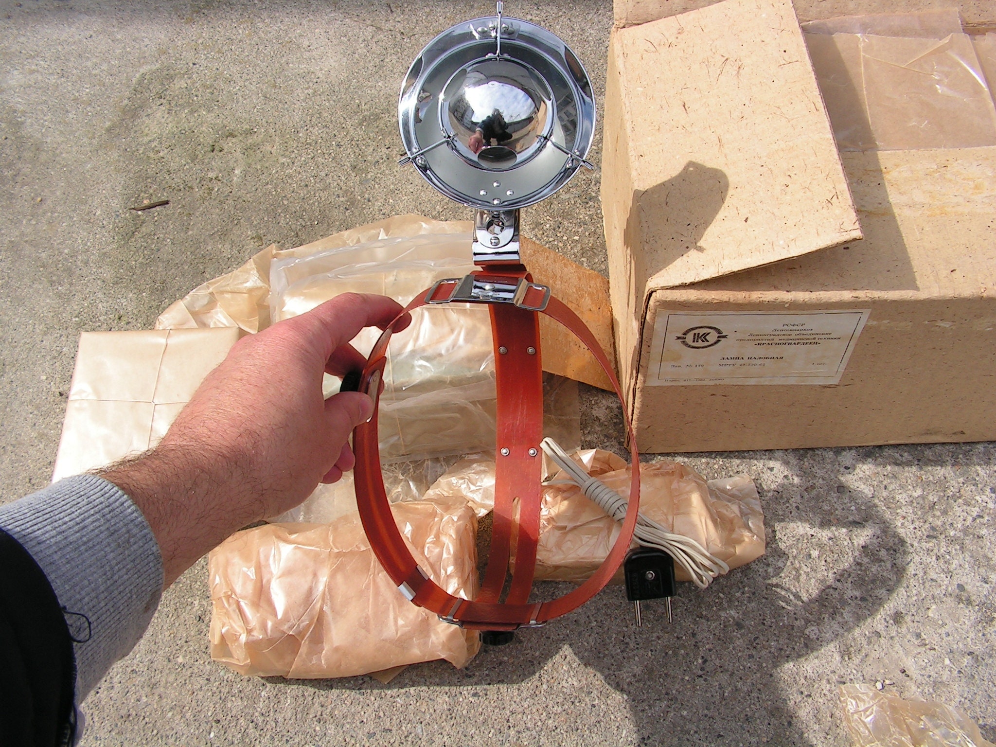 Operational Military Field Kit Lamp 1965s Surgeon Doctor's Head Mirror ...