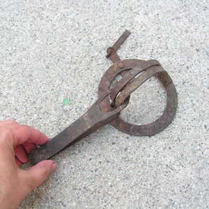 Antique Iron Trap Primitive Patina Trap Working Trap Rustic Trap Old ...