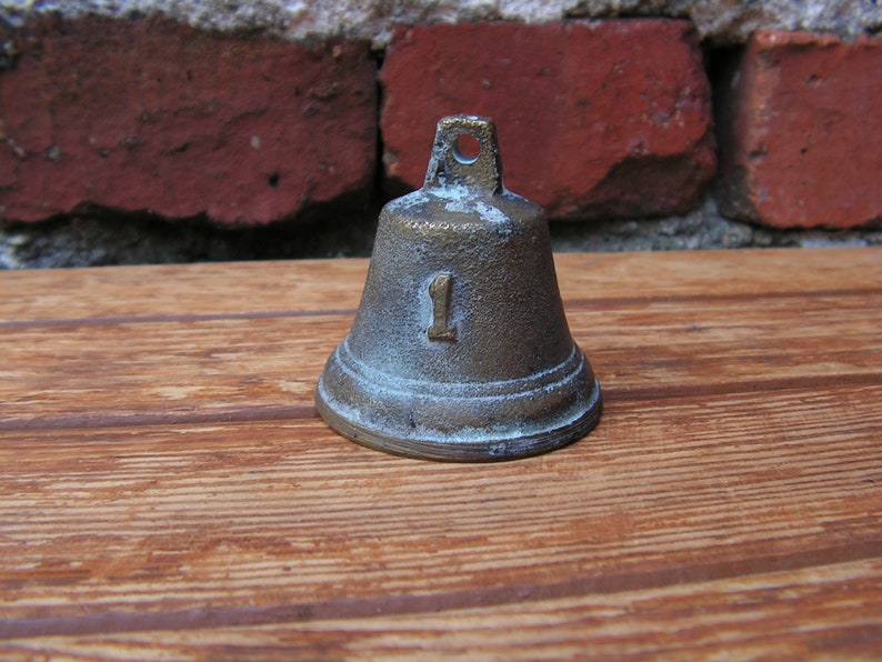Antique Brass Bell Small Bell Patina Old Bulgarian Bell Hand Made Bell ...