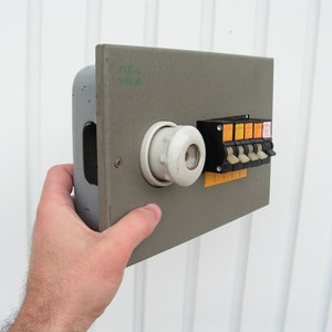Vintage Switch, Retro Electric Panel, Mechanical Switch Ceramic Fuse ...