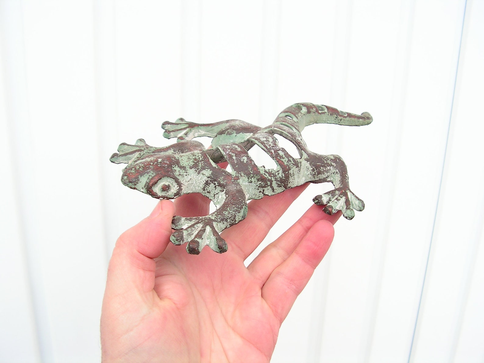 Antique Cast Iron Gecko Lizard Figurine Metal Figure Animal - Etsy UK
