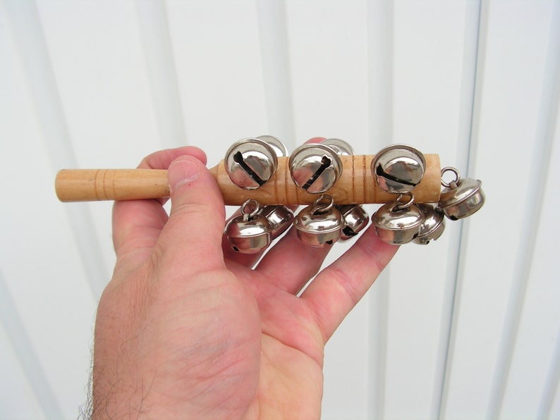 Vintage Wood Rattle Percussion Instruments Bell Music Musical - Etsy