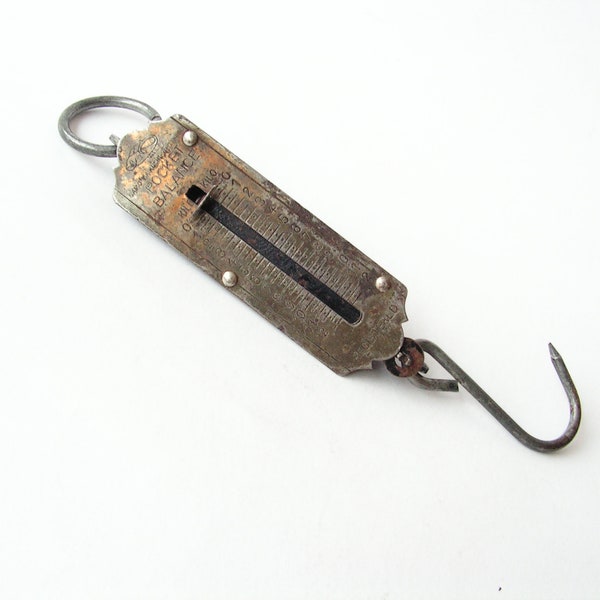 Antique Pocket Scale - Etsy
