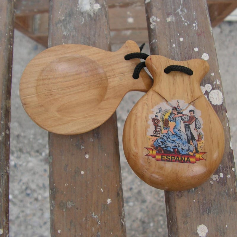 Vintage Spanish Castanets - Etsy Israel