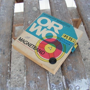 Vintage ORWO Magnetophone Recording Tape, German Music Tape, 1970s - Etsy