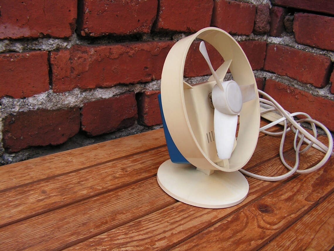 Vintage Working Electric Fan Retro Electric Ventilator Table - Etsy