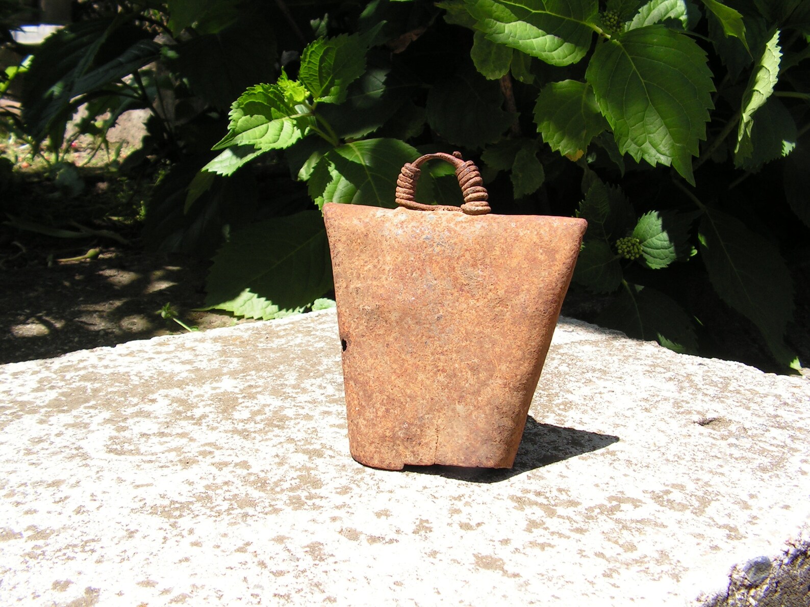 Antique Cow Bell 1800s Primitive Rust Bell Hand Forged Iron Bell Animal ...