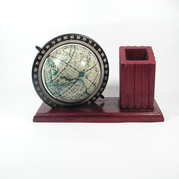 World Map Pencil Holder - Etsy