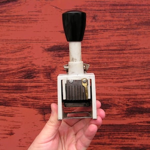 Vintage Automatic Numbering Machine Old Office DDR Stamp Retro - Etsy