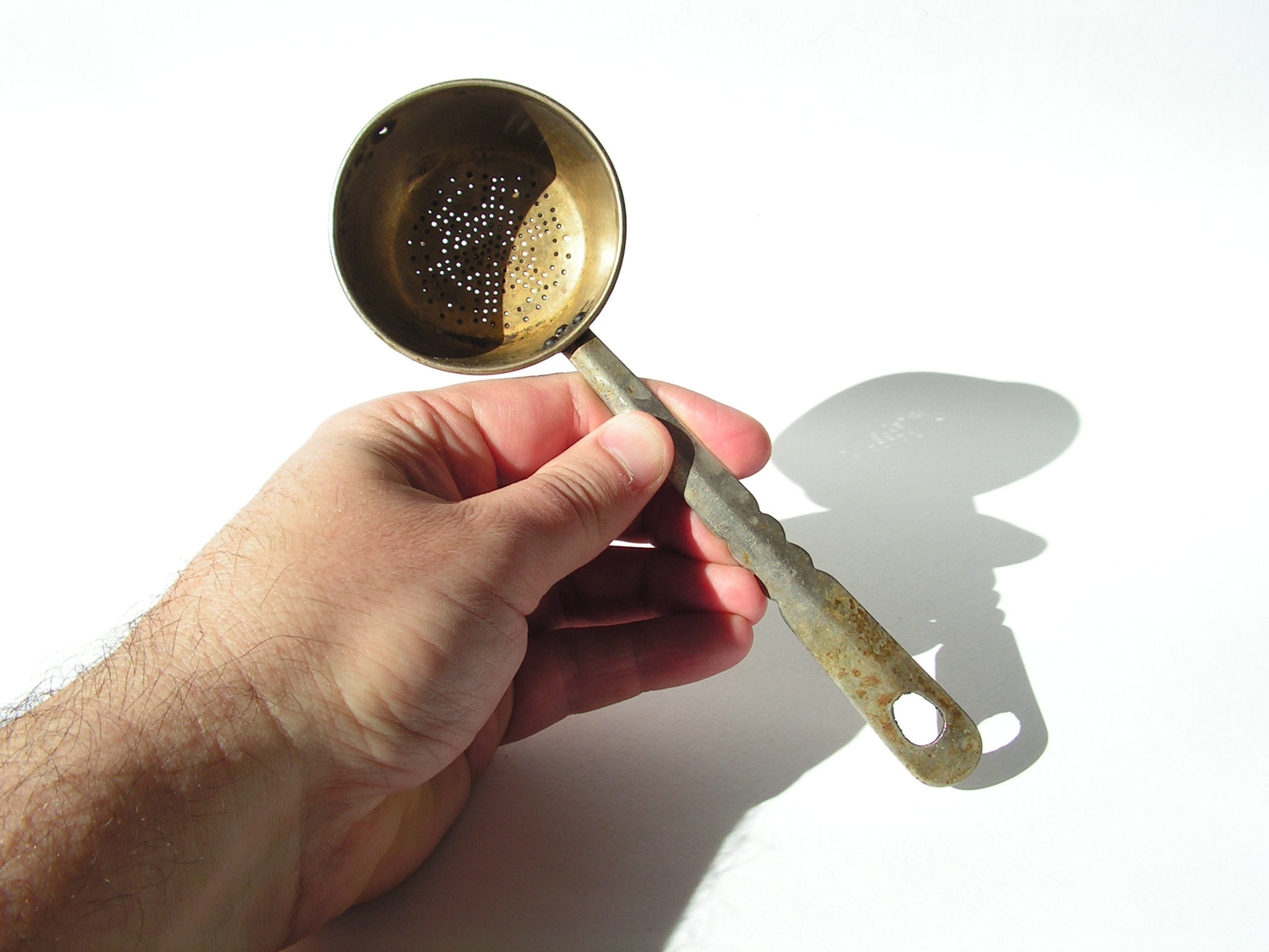 Small Strainer 1950s Old Strainer Antique Metal Strainer - Etsy