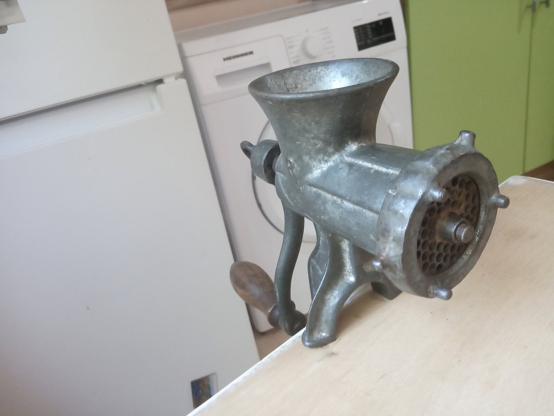 Vintage German Meat Grinder Massive Meat Chopper Solid - Etsy