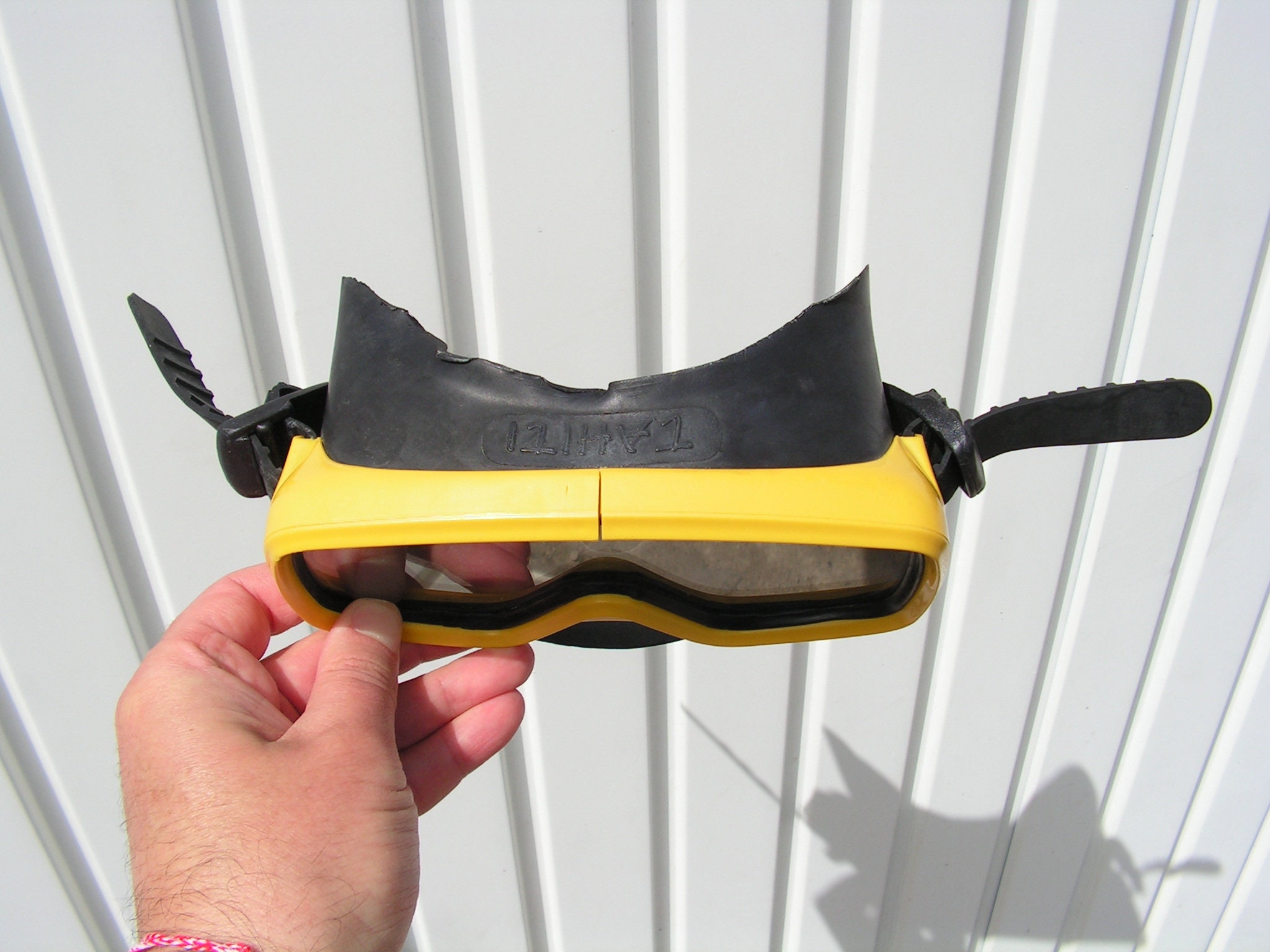 Retro Scuba Mask TAHITI Vintage Rubber Diving Mask Swimming - Etsy