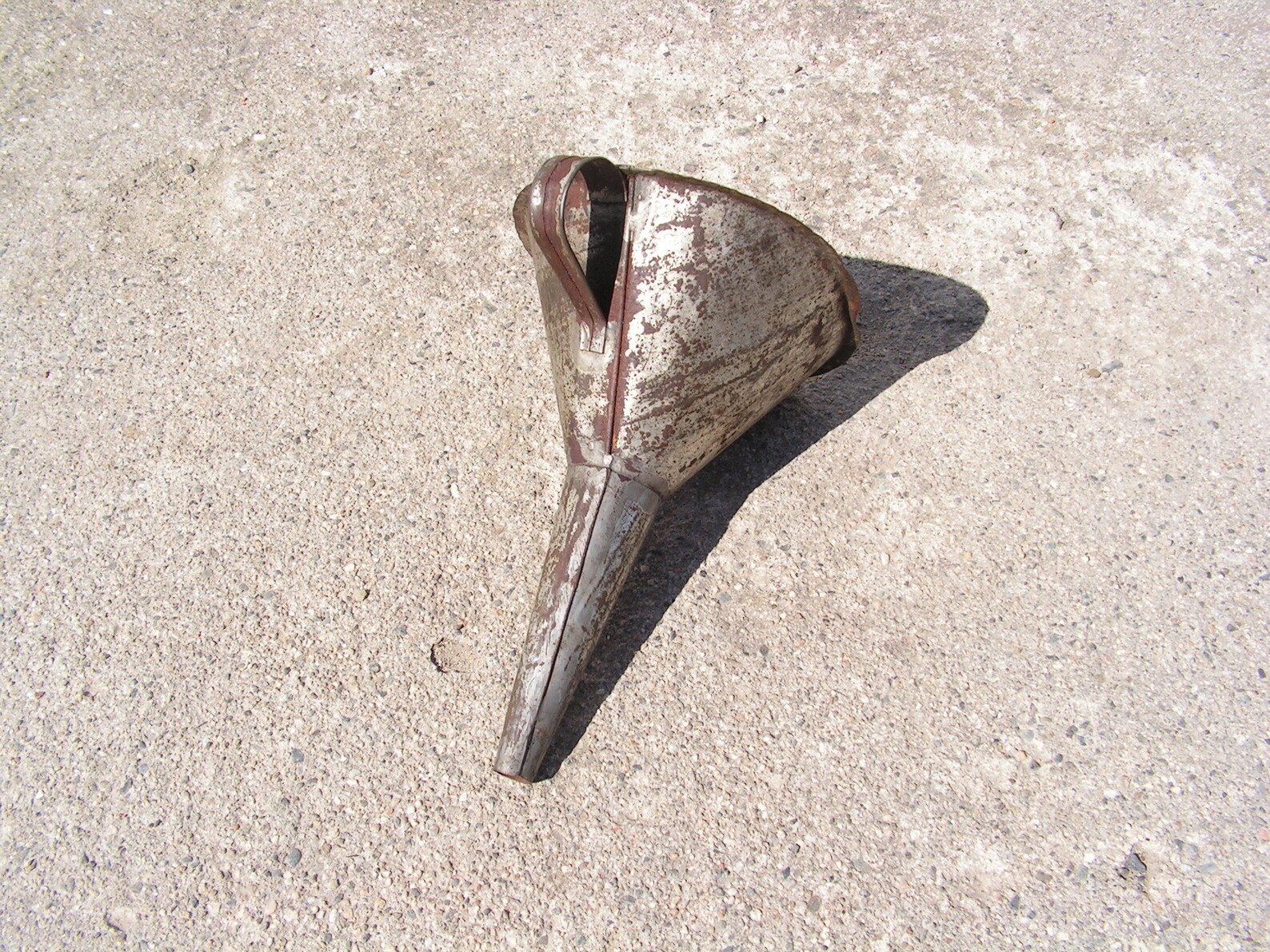 Antique Metal Funnel 1950s Large Rusty Funnel Vintage Utensil - Etsy