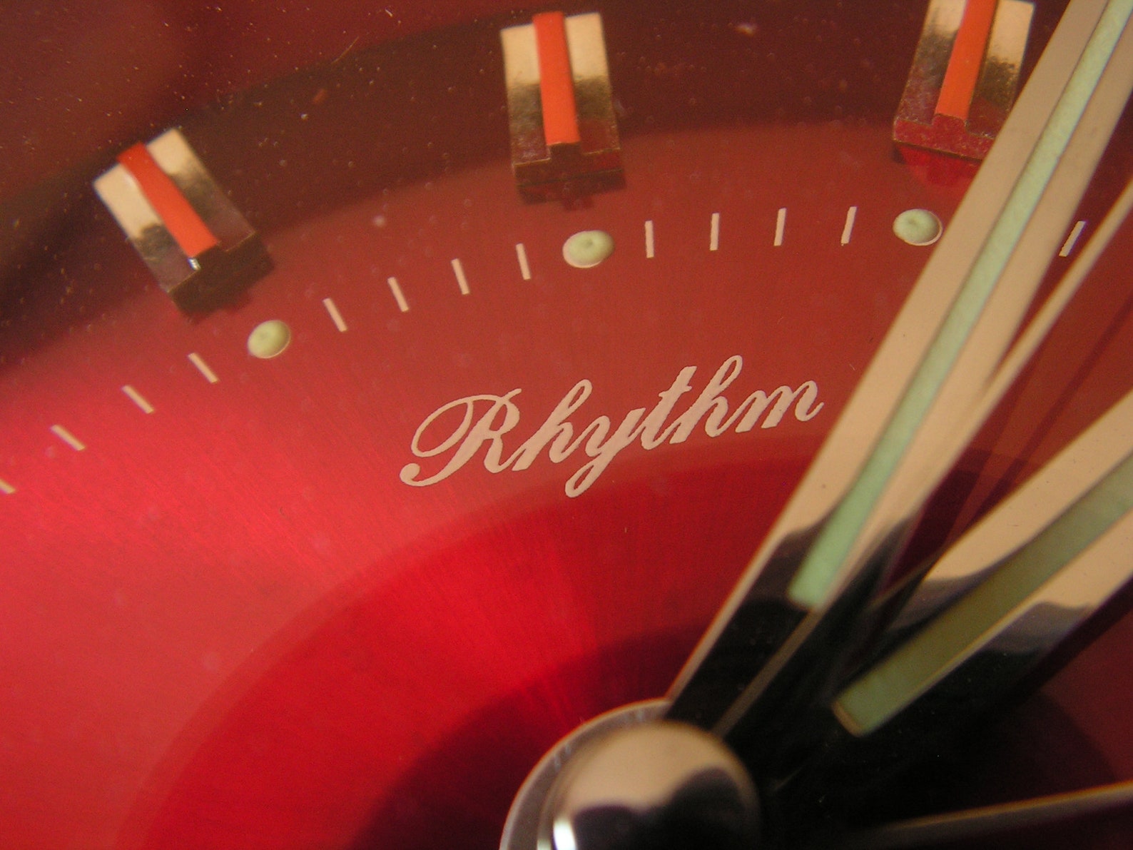 Rare Alarm Clock RHYTHM Working Japanese Alarm Clock Mechanical Alarm ...