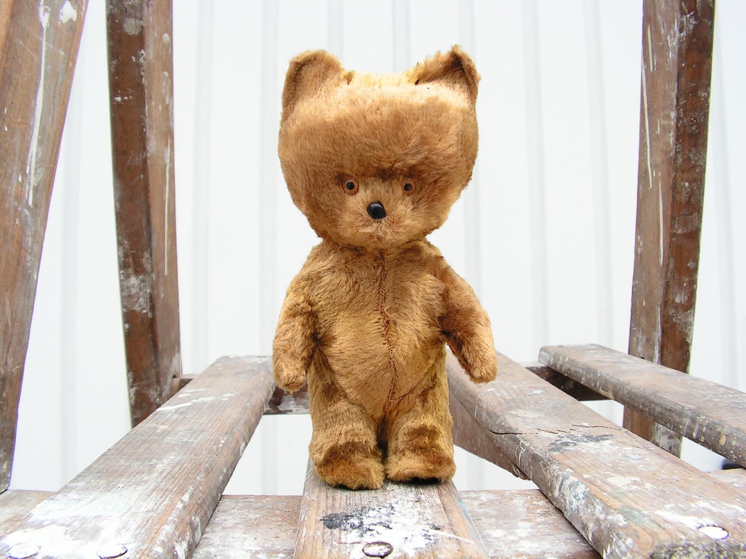 Vintage Small Toy Bear USSR, Lovely Teddy Bear, Little Brown Bear ...