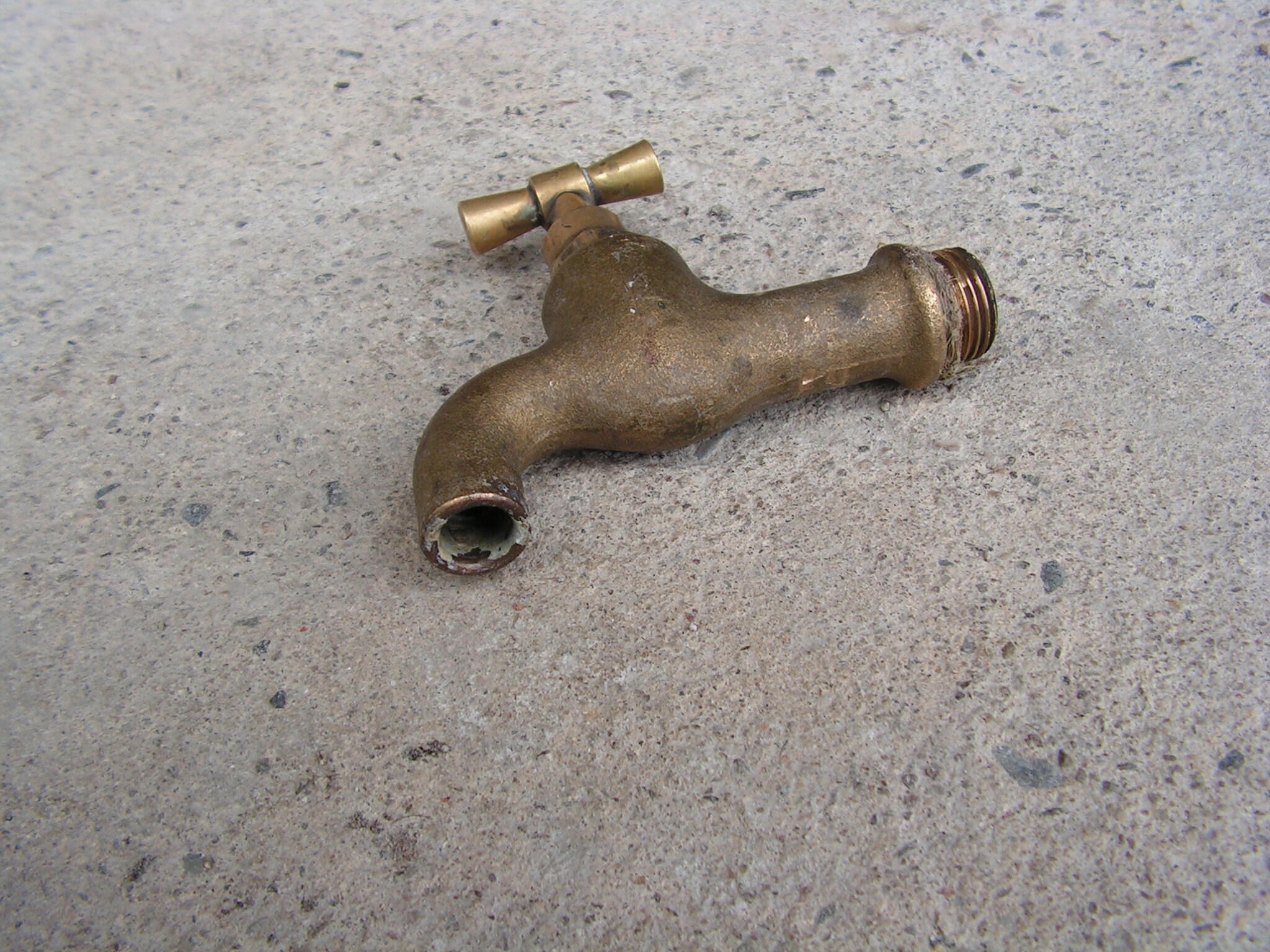 Vintage Brass Water Tap 50s Massive Water Faucet Brass | Etsy