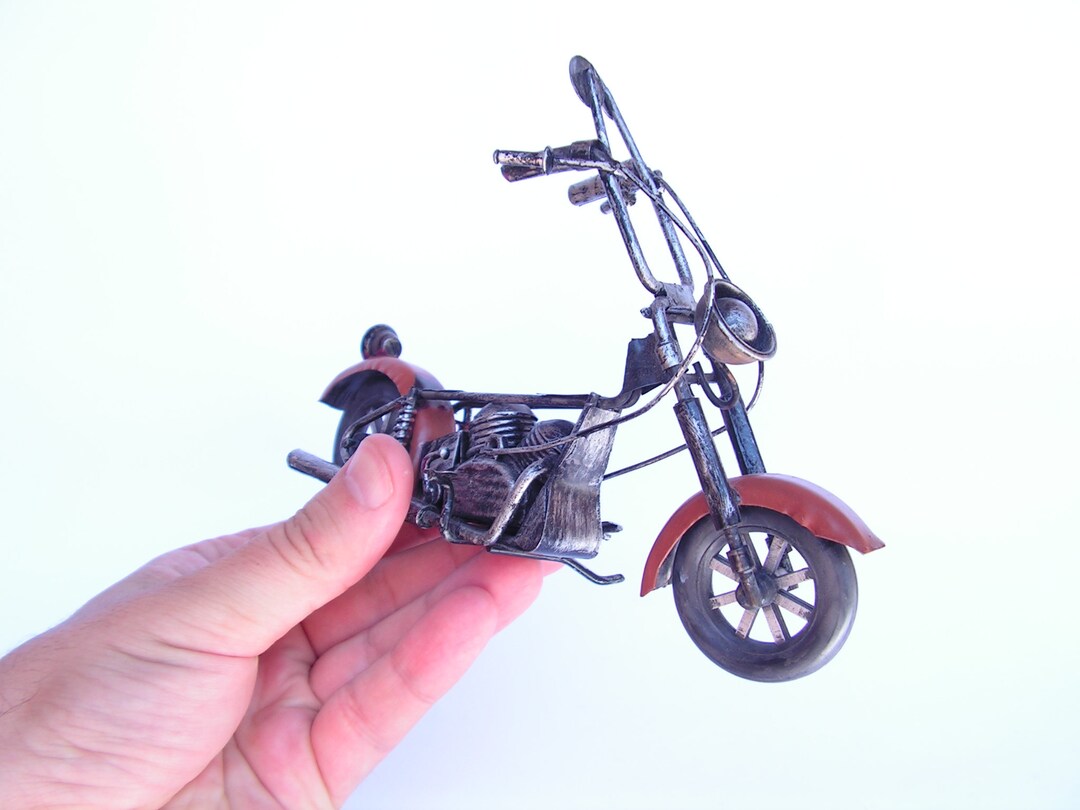 Metal Model Motorcycle Harley Davidson Miniature Motorcycle Chopper ...