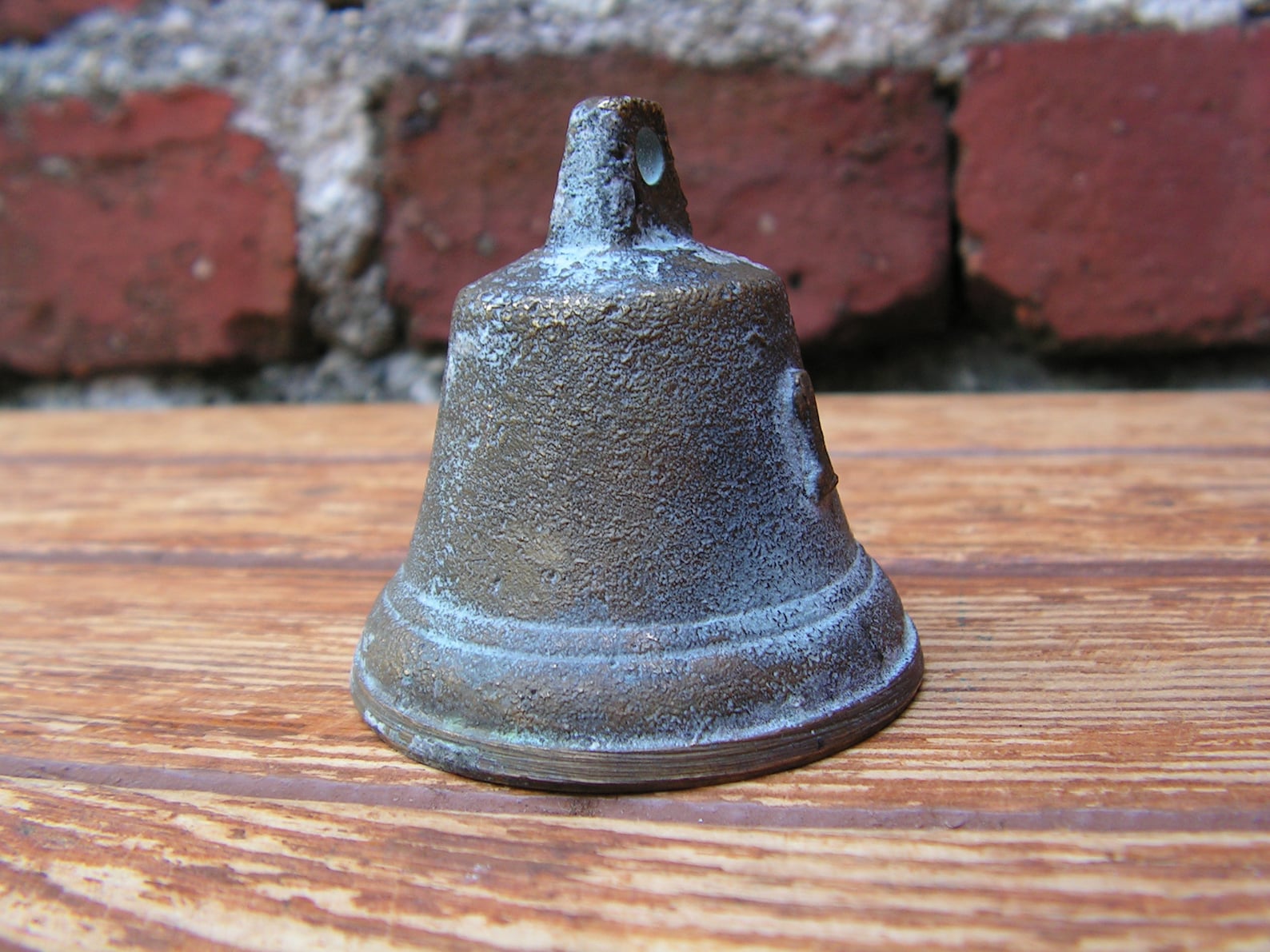 Antique Brass Bell Small Bell Patina Old Bulgarian Bell Hand Made Bell ...