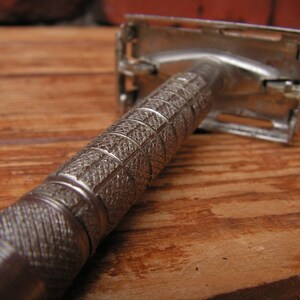 Twist Safety Razor Retro Manual Shaver Vintage Metal Man Shaver Double ...