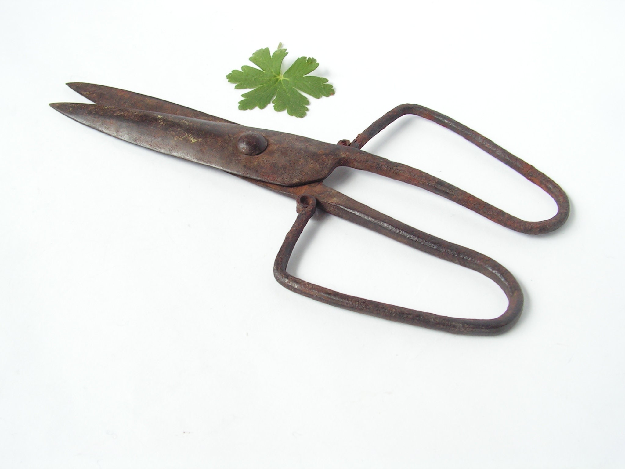 Antique Scissors 1800s Primitive Hand-forged Scissors Iron Big | Etsy