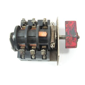 Vintage Mechanical Switch 1957s, Switch 220V 500V, Toggle Massive ...