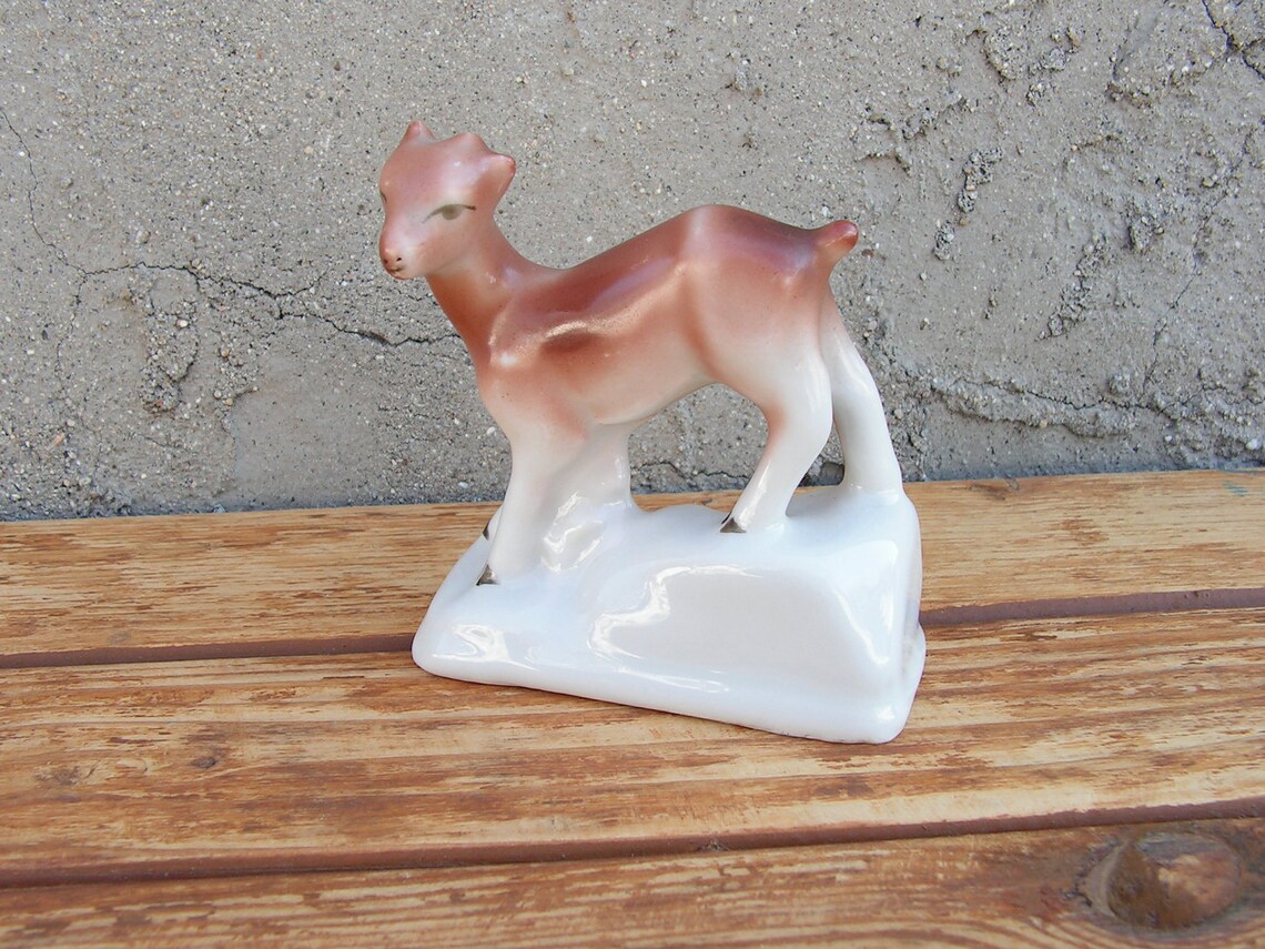 Vintage Beautiful Porcelain Roe Deer Figurine, Animal Figurine, Tiny ...
