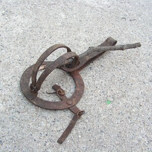 Antique Iron Trap Primitive Patina Trap Working Trap Rustic Trap Old ...