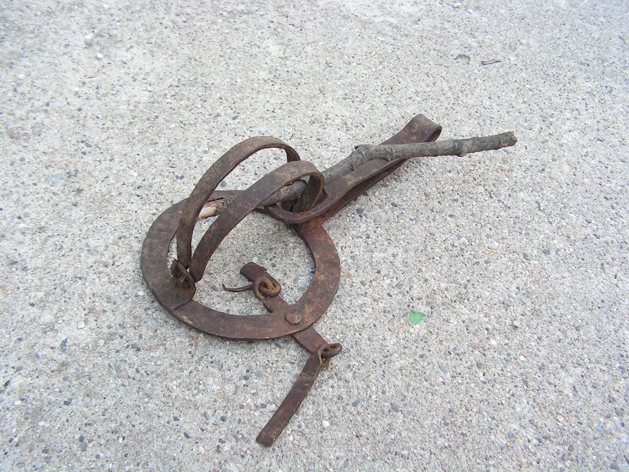 Antique Iron Trap Primitive Patina Trap Working Trap Rustic | Etsy