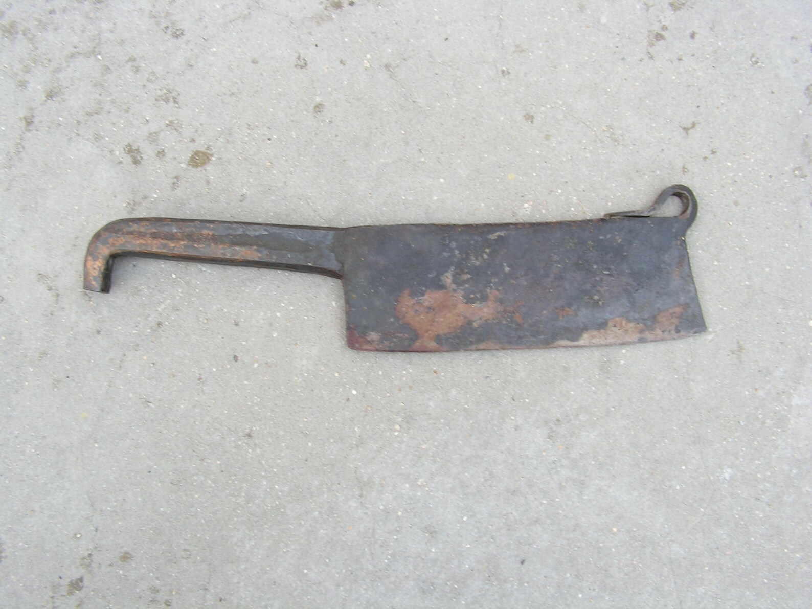 Primitive cleaver knife 1930s Meat chopper patina Vintage | Etsy