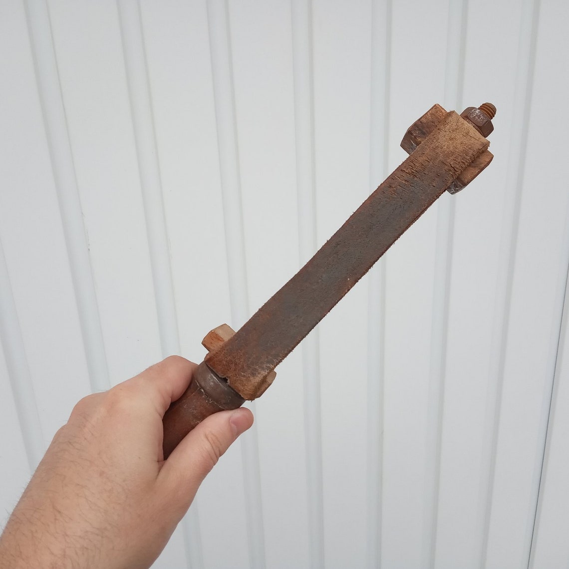 Antique razor strop 1930s Leather shaving strop Sharpening | Etsy