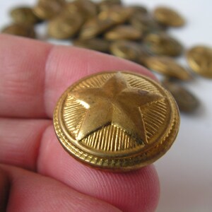 Set of 35 Vintage Military Metal Buttons With USSR Star Army Uniform ...