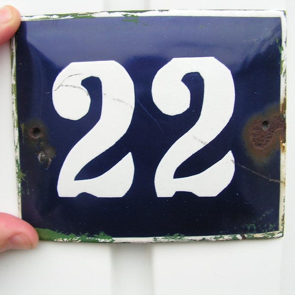 Porcelain House Sign - Etsy