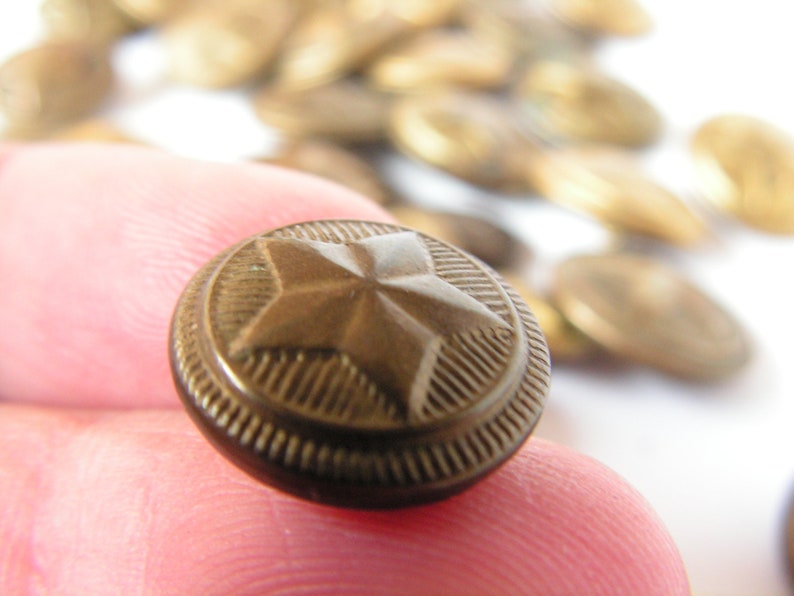 Set of 35 Vintage Military Metal Buttons with USSR Star Army | Etsy