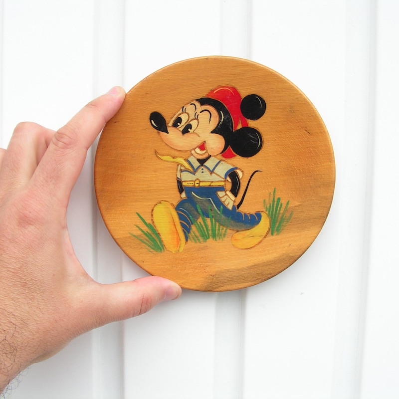Cartoon Wooden Plate - Etsy